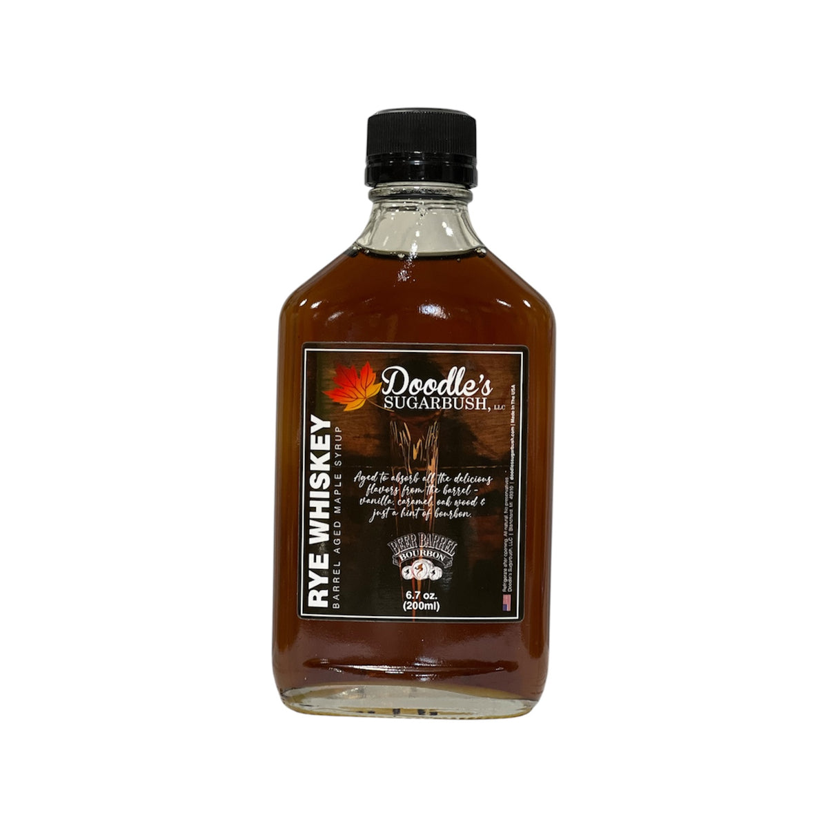Rye Whiskey Barrel-Aged Maple Syrup – 18-Month Aged, Bold & Spiced Fla ...